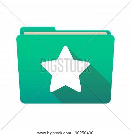 Folder Icon Star Vector & Photo (Free Trial) | Bigstock