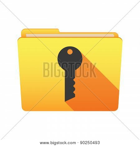 Folder Icon Key Vector & Photo (Free Trial) | Bigstock