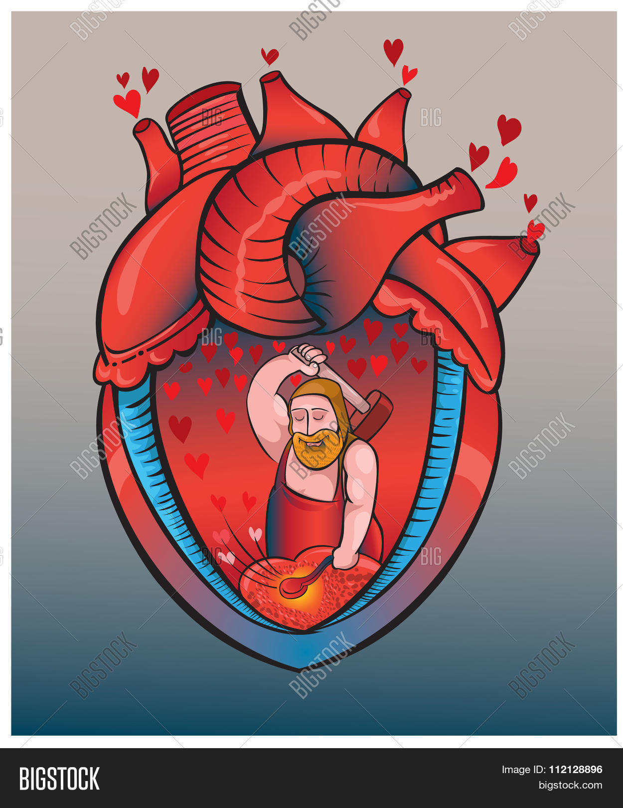 Heart Fights Vector & Photo (Free Trial) | Bigstock