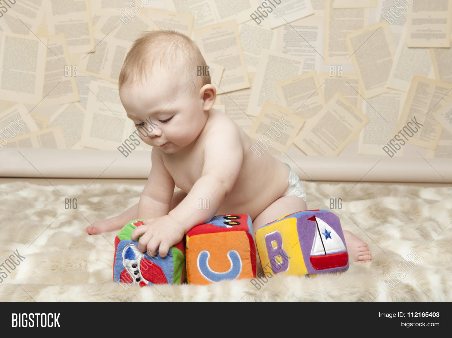 Baby Learning Alphabet Image & Photo (Free Trial) | Bigstock