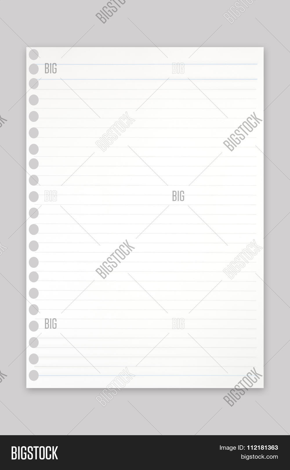 Blank White Paper Note Image & Photo (Free Trial) | Bigstock