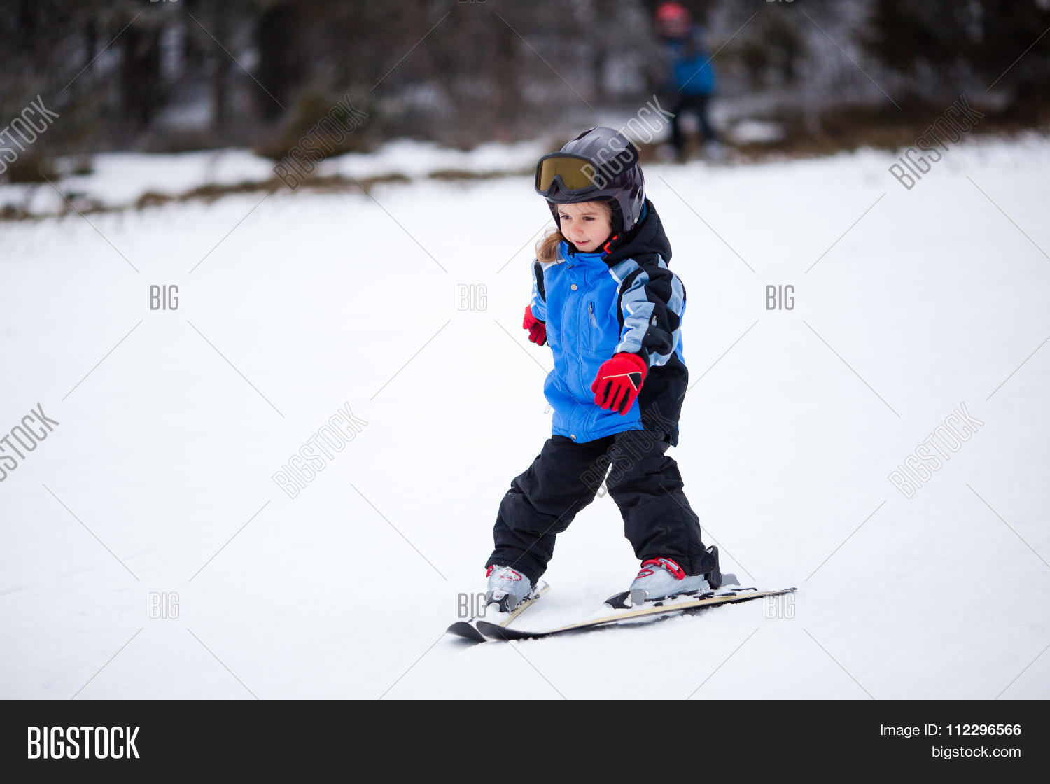 Little Skier Image & Photo (Free Trial) | Bigstock