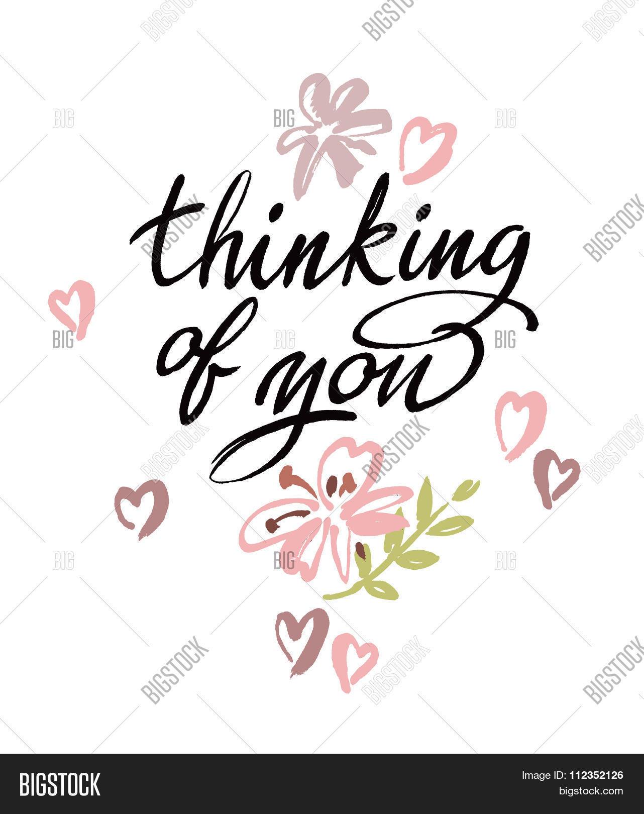 Thinking You. Vector Vector & Photo (Free Trial) | Bigstock