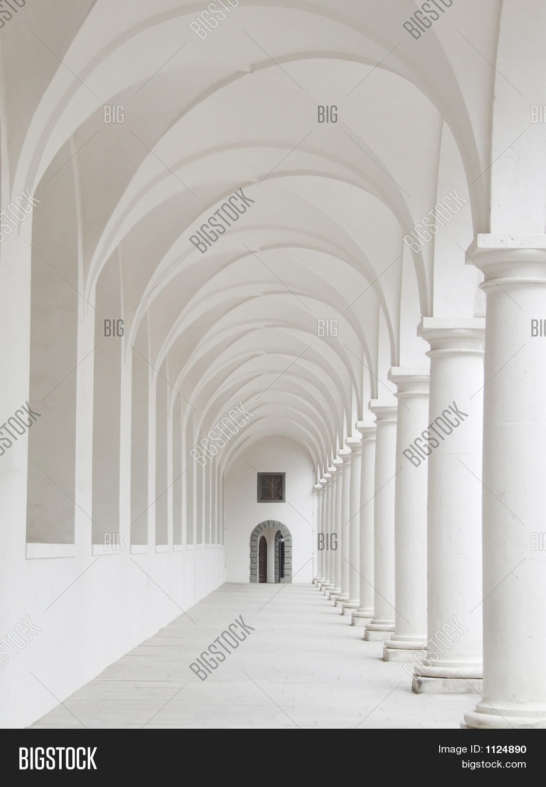 White Colonnade White Image & Photo (Free Trial) | Bigstock