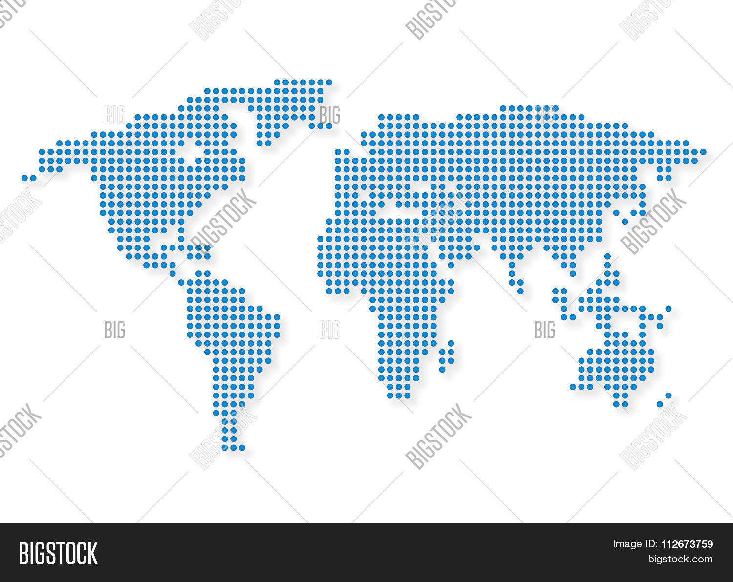 Map Earth Blue Circle Vector & Photo (Free Trial) | Bigstock