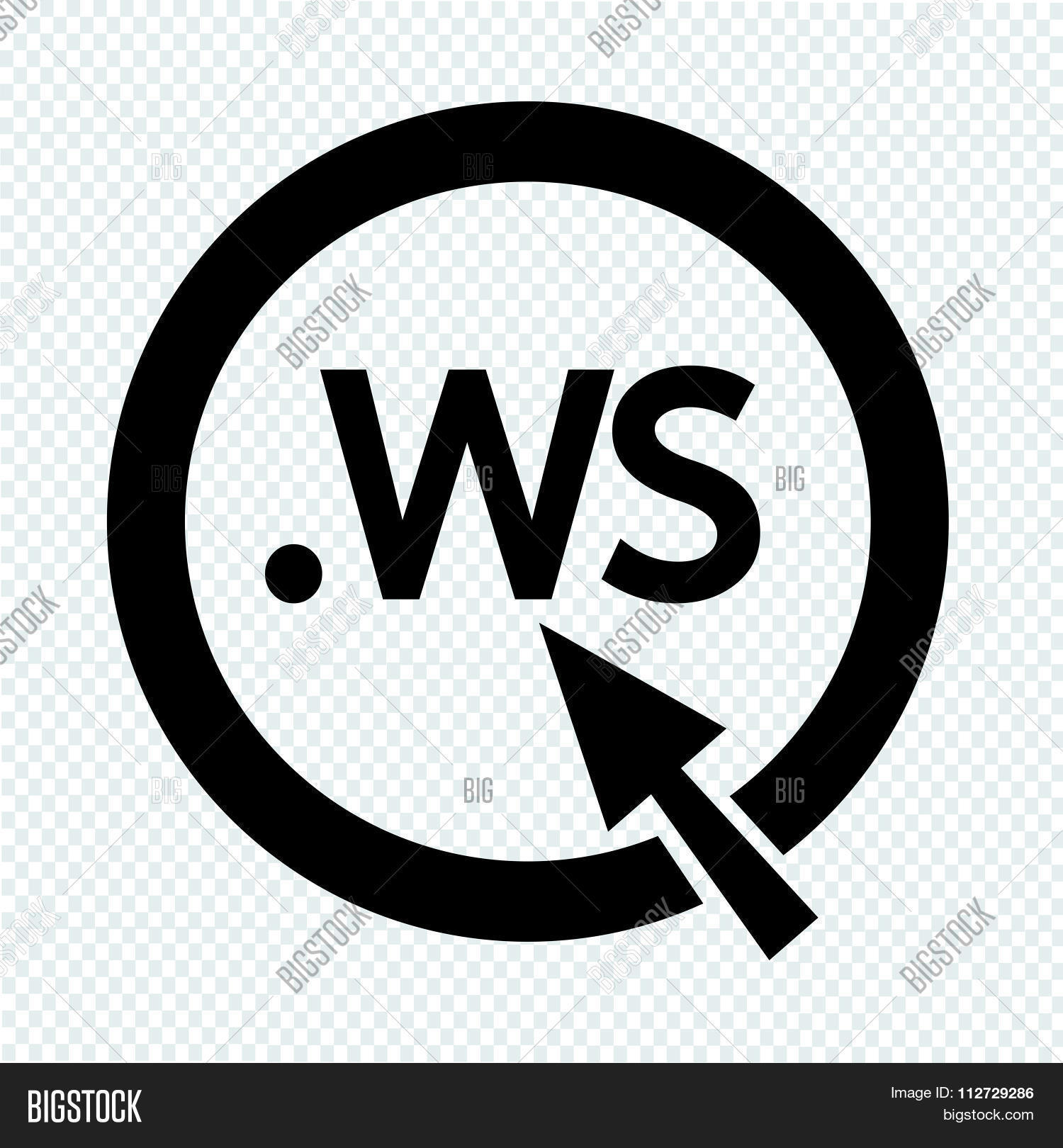 Domain Dot Ws Sign Vector & Photo (Free Trial) | Bigstock
