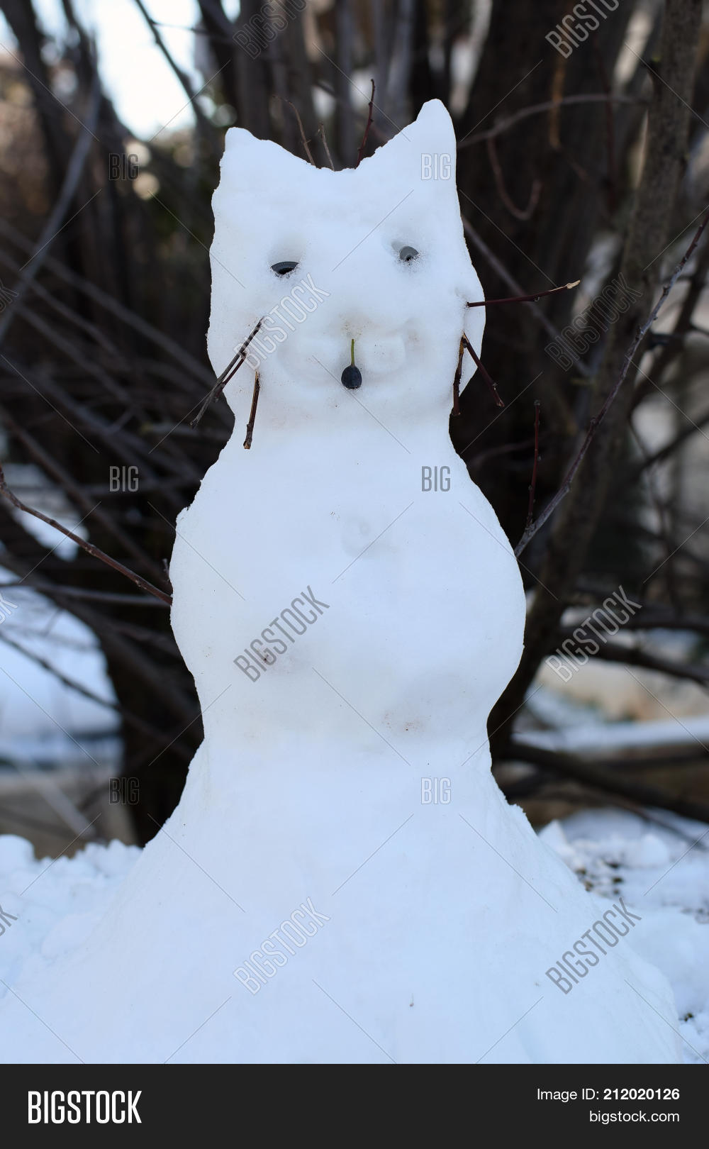Cat Snowman Tree Image & Photo (Free Trial) | Bigstock