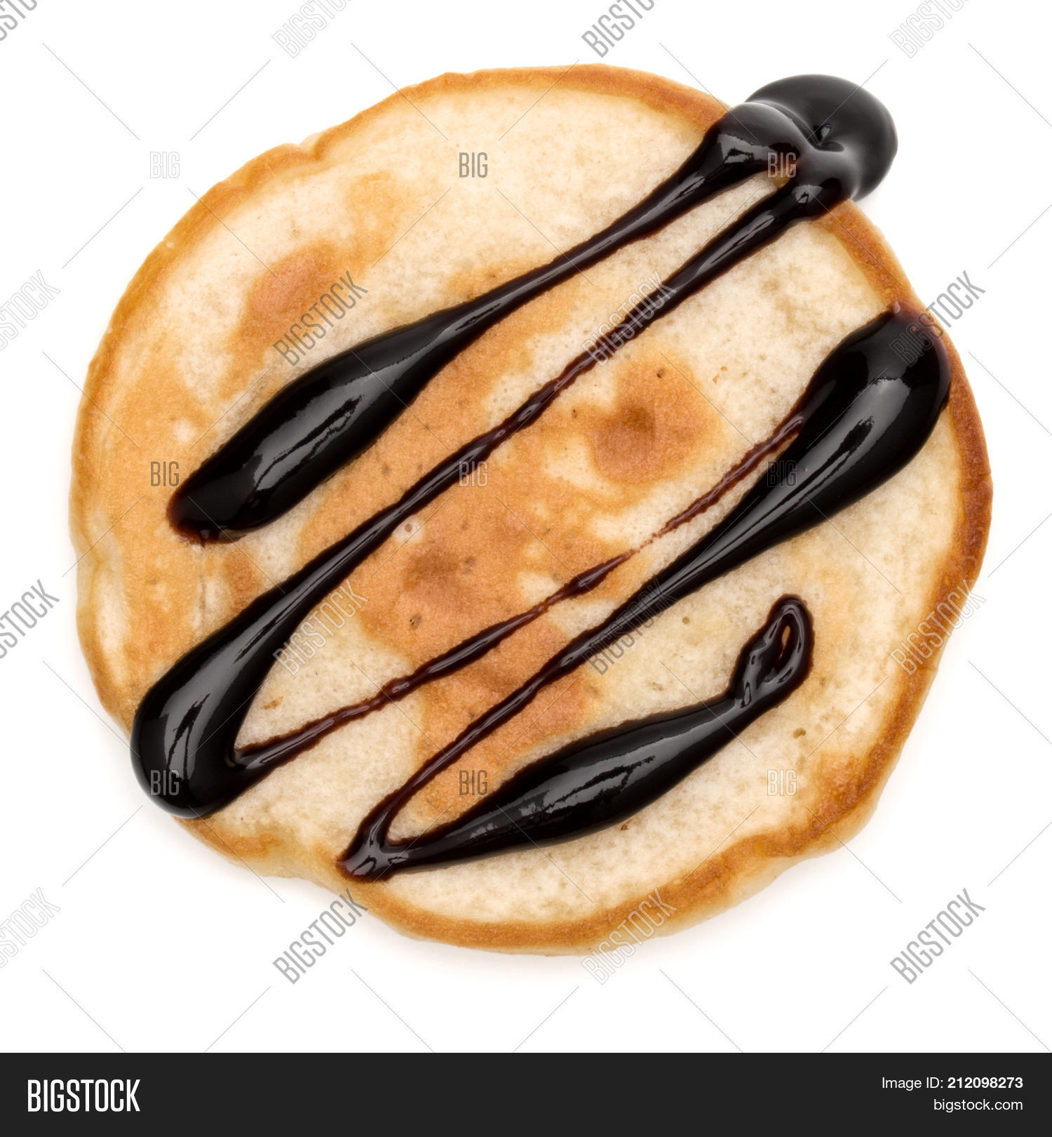 One Pancake Top View