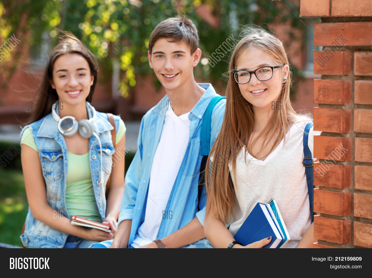Happy Students Books Image & Photo (Free Trial) | Bigstock