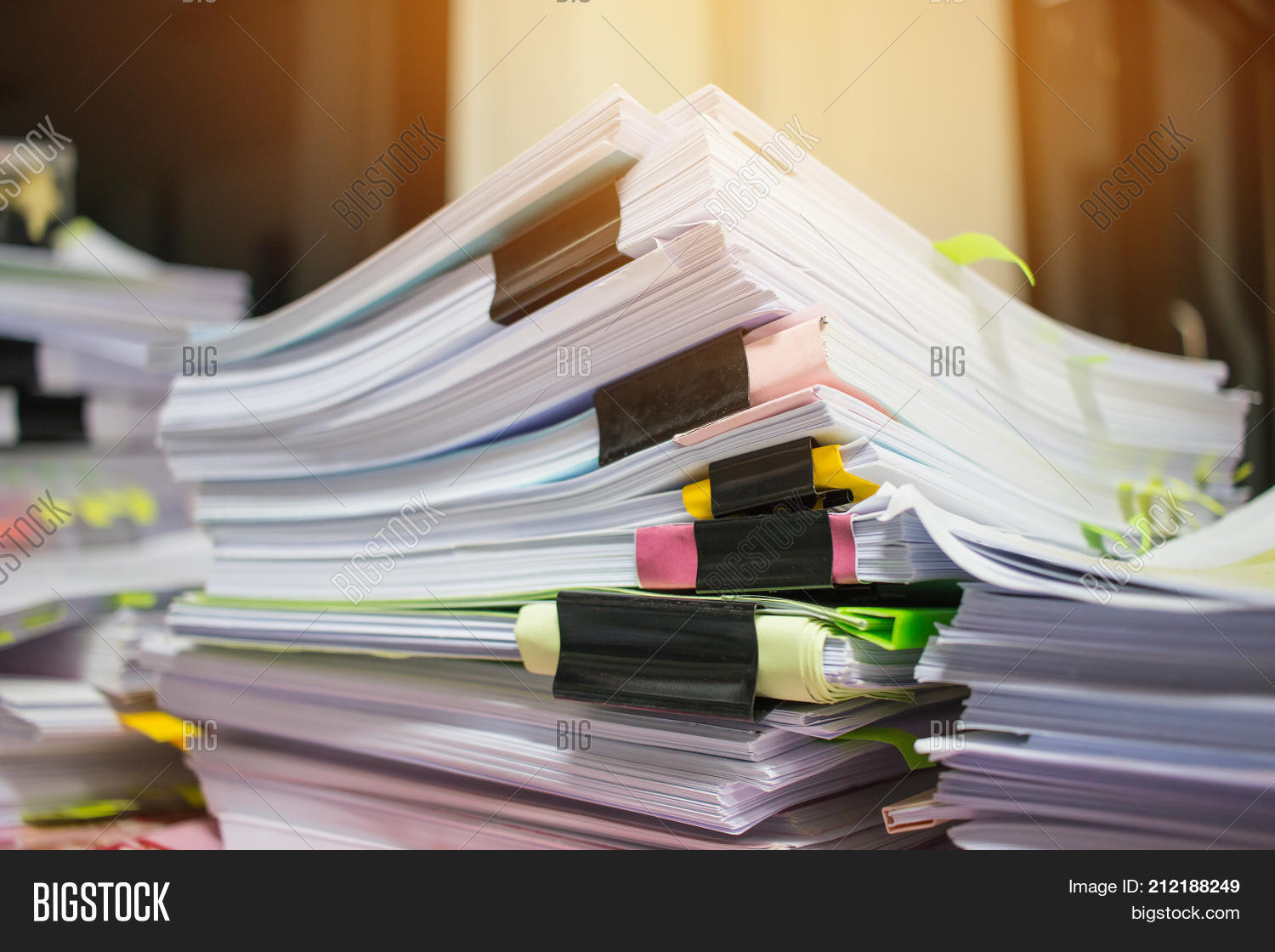Paper Stack Pile Image & Photo (Free Trial) | Bigstock