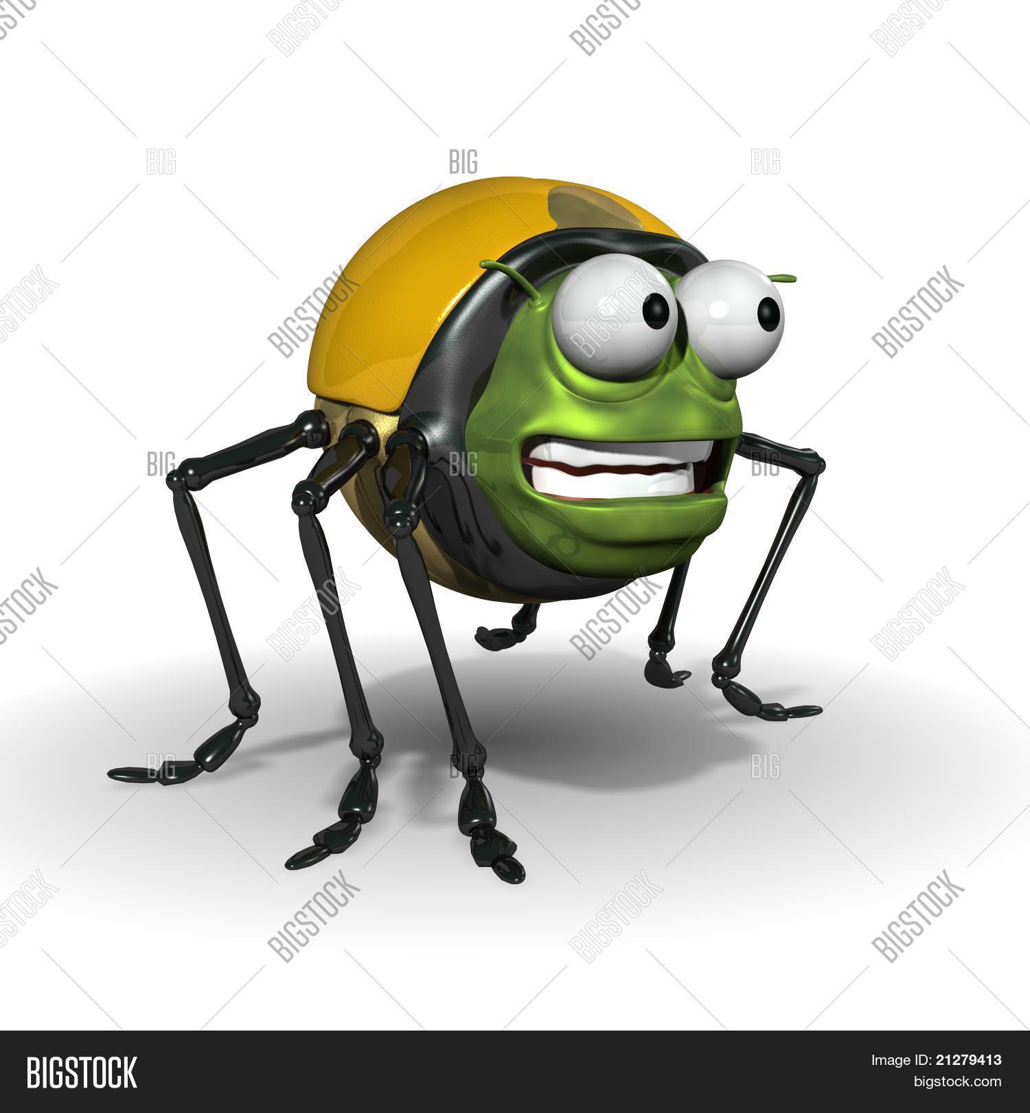 3d Cartoon Bug Looking Image & Photo (Free Trial) | Bigstock