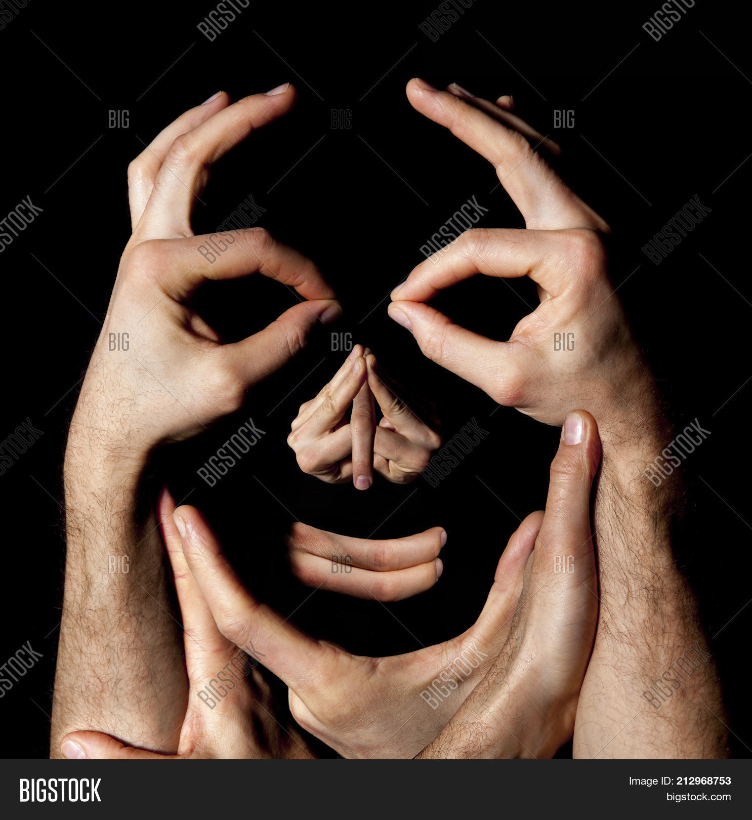 Happy Face Made Hands Image & Photo (Free Trial) | Bigstock