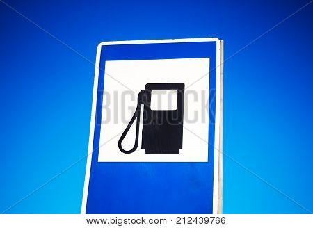 Refueling Road Sign Image & Photo (Free Trial) | Bigstock