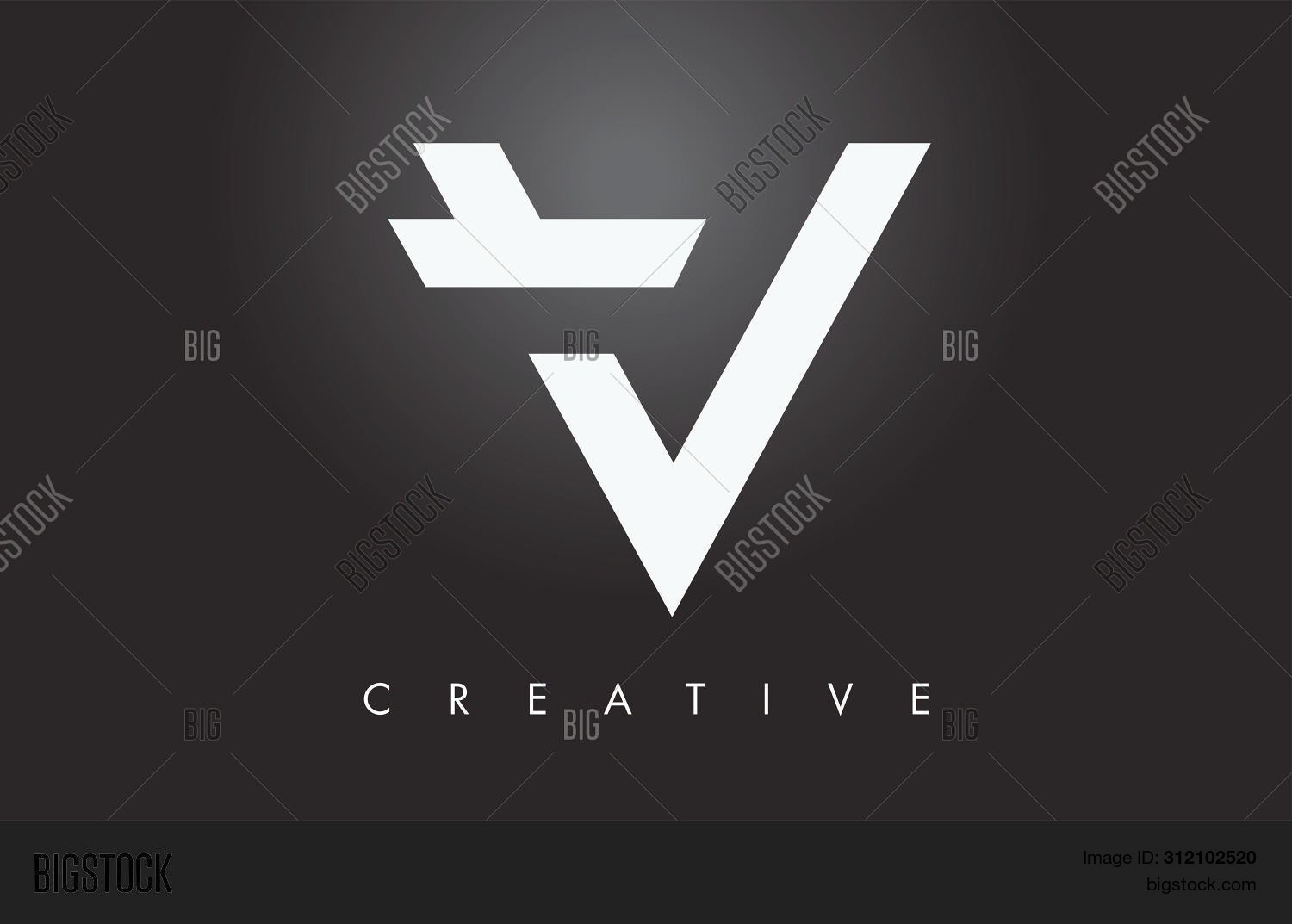 V Letter Monogram Vector & Photo (Free Trial) | Bigstock