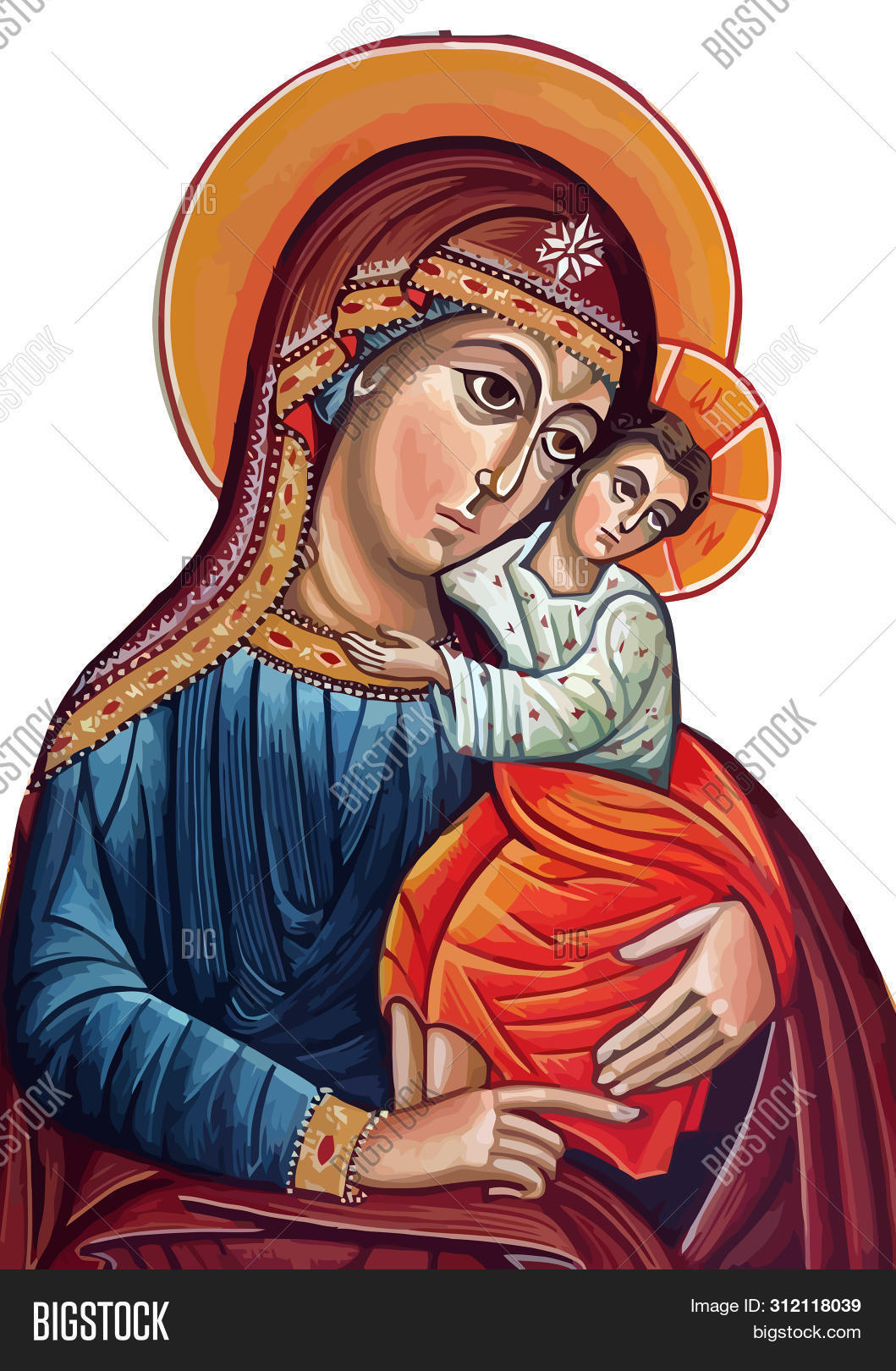 Mary Nazareth Orthodox Image & Photo (Free Trial) | Bigstock