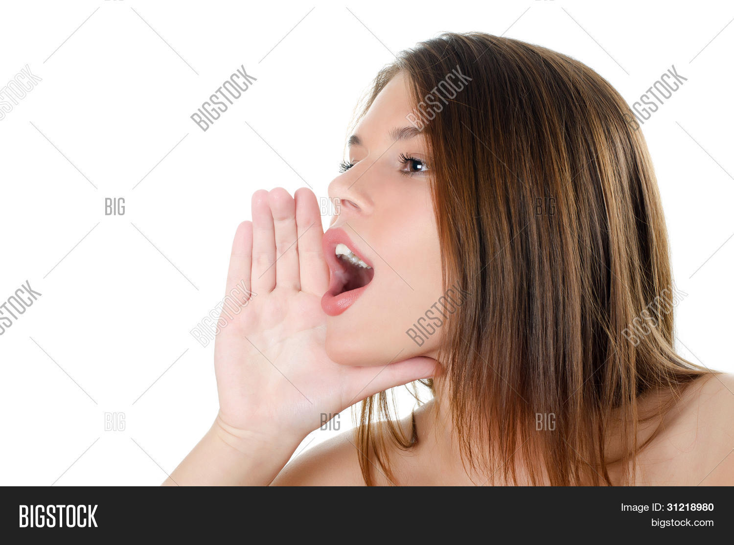 Portrait Shouting Girl Image & Photo (Free Trial) | Bigstock