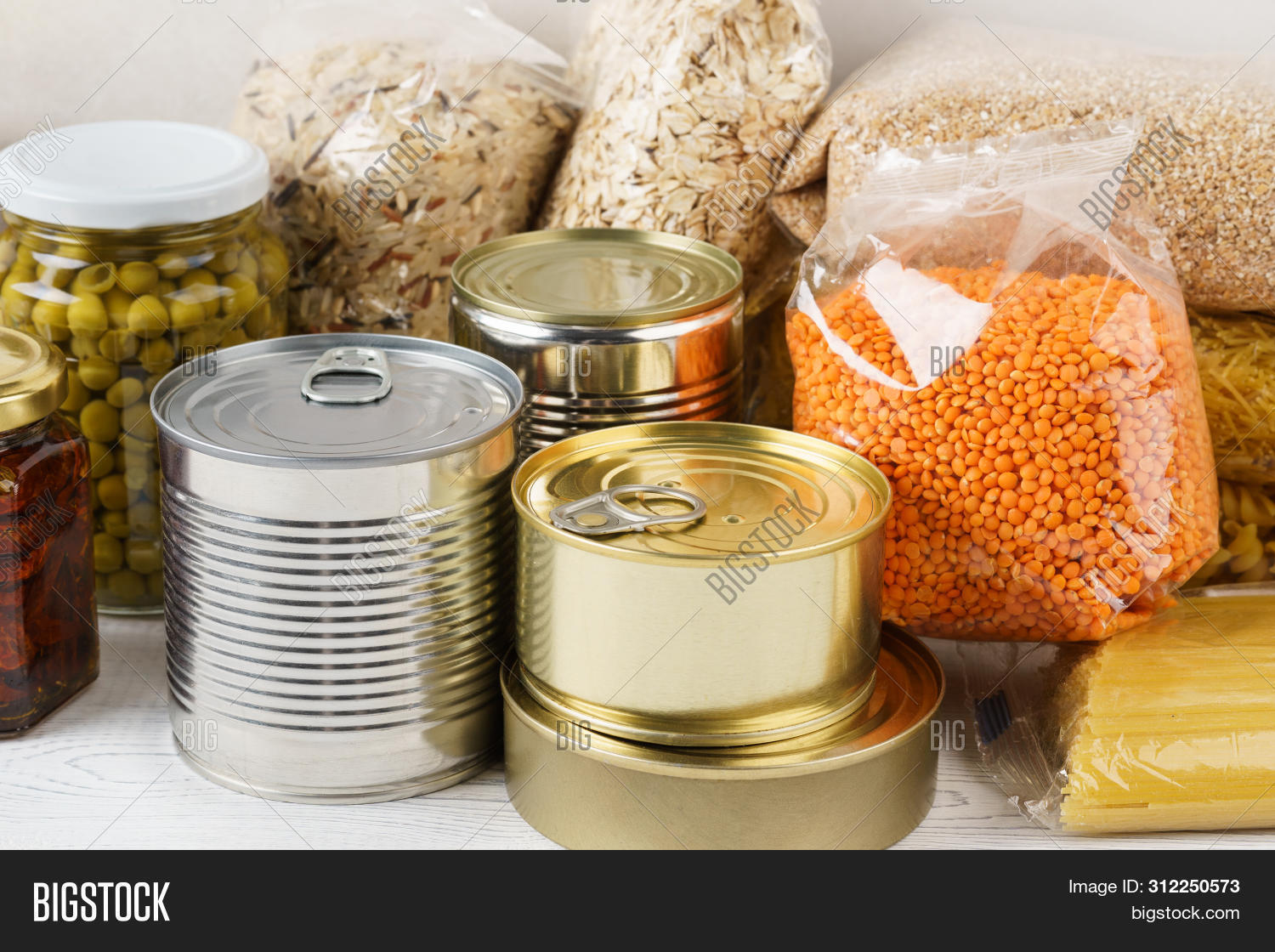 Various Canned Food Image & Photo (Free Trial) | Bigstock