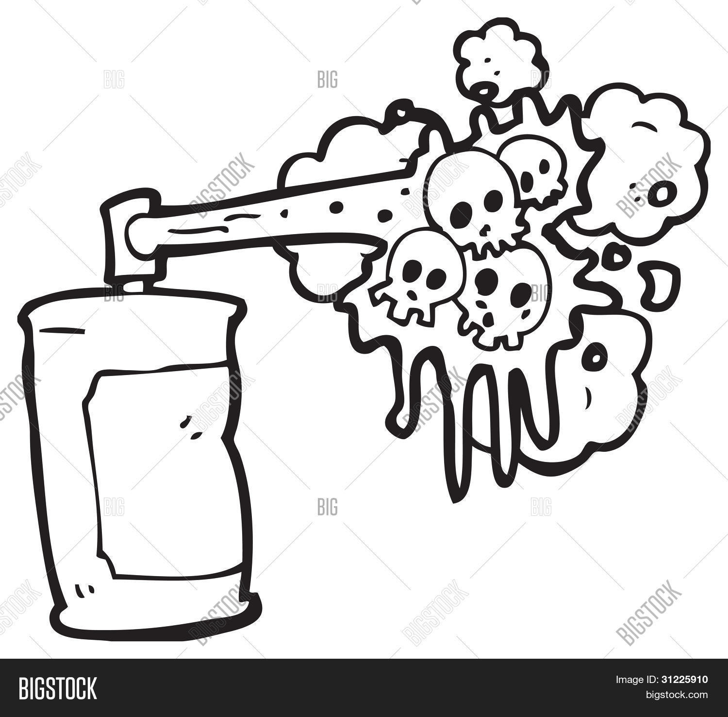 Spooky Skull Graffiti Image & Photo (Free Trial) | Bigstock