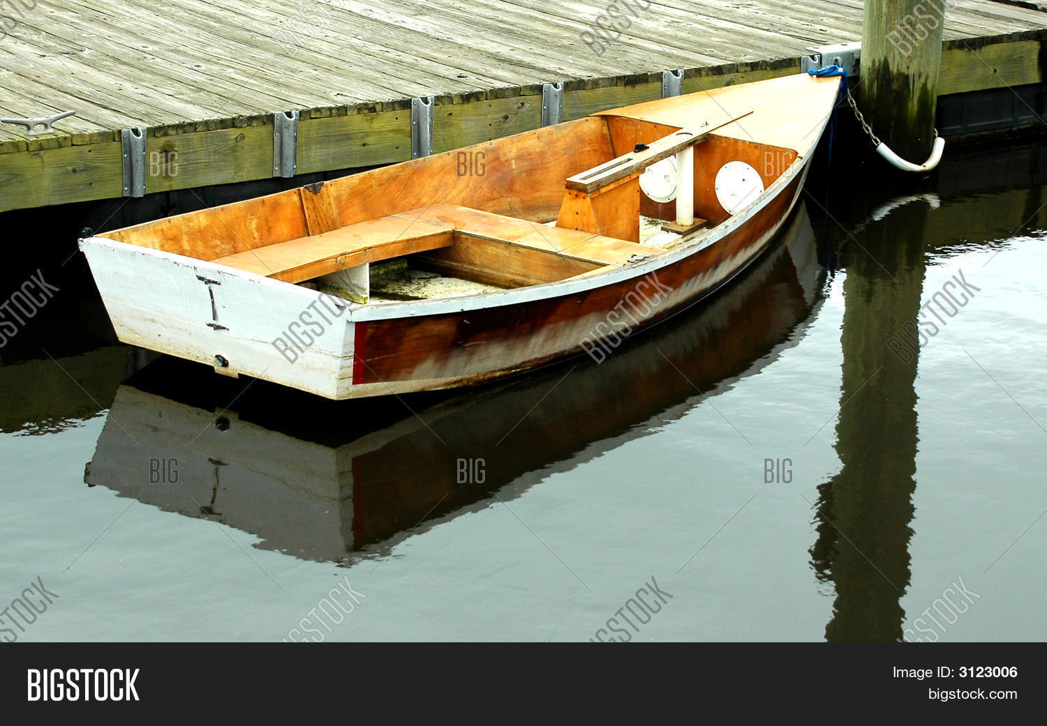 Small Boat Tied Dock Image & Photo (Free Trial) | Bigstock