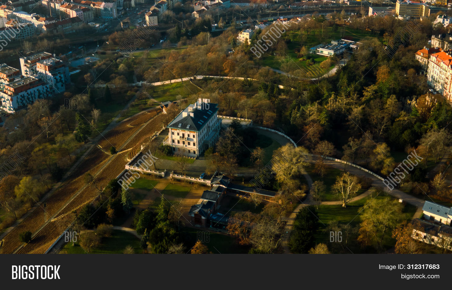 Grebovka Park Aerial Image & Photo (Free Trial) | Bigstock