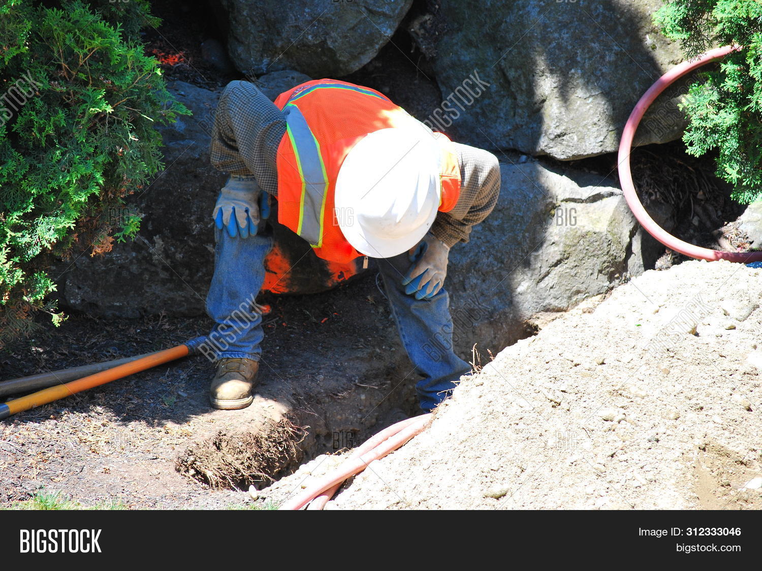 Utility Worker Image & Photo (Free Trial) | Bigstock