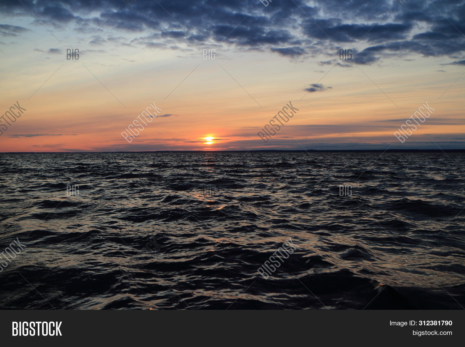 Harsh Sea Evening Image & Photo (Free Trial) | Bigstock