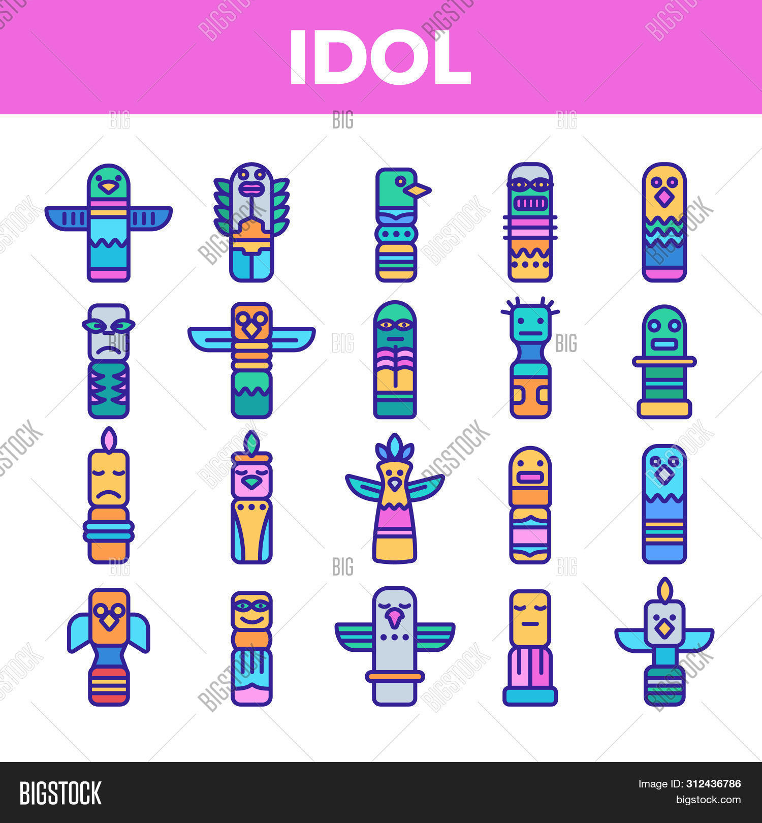 Tribal Ancient Idols Image & Photo (Free Trial) | Bigstock