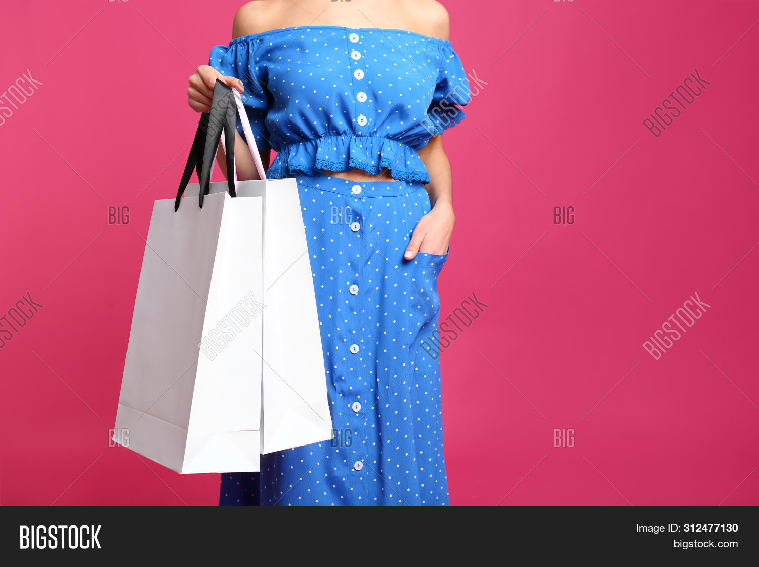 Young Woman Paper Bags Image & Photo (Free Trial) | Bigstock