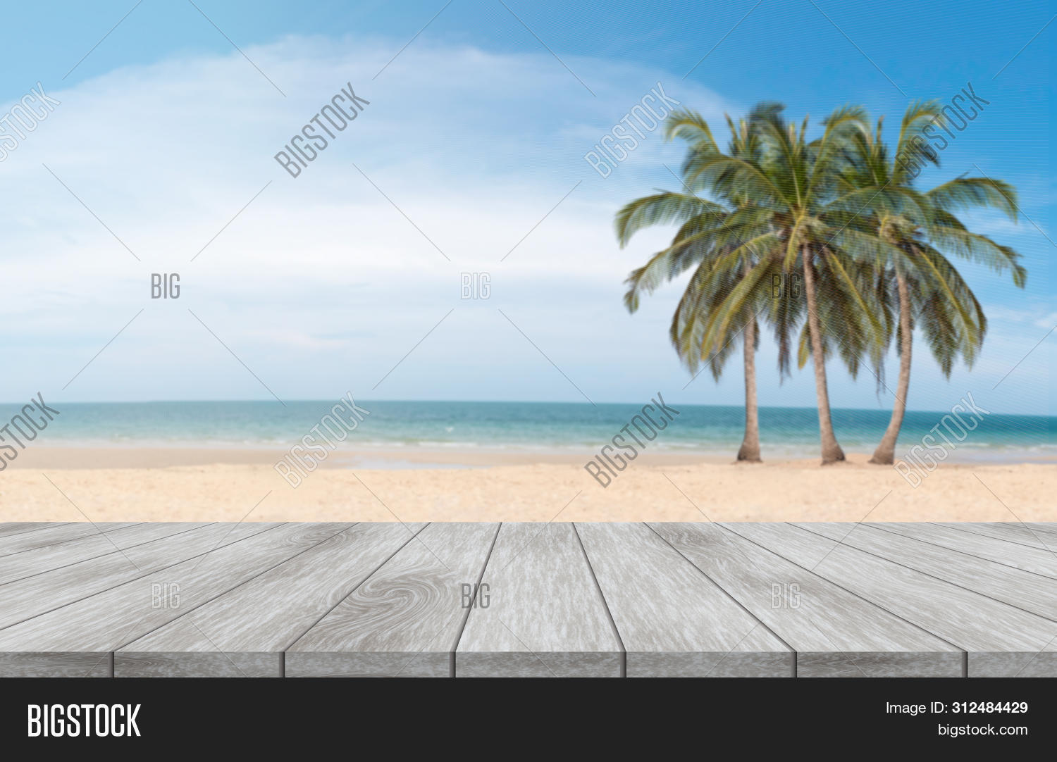 Wooden Table View Image & Photo (Free Trial) | Bigstock