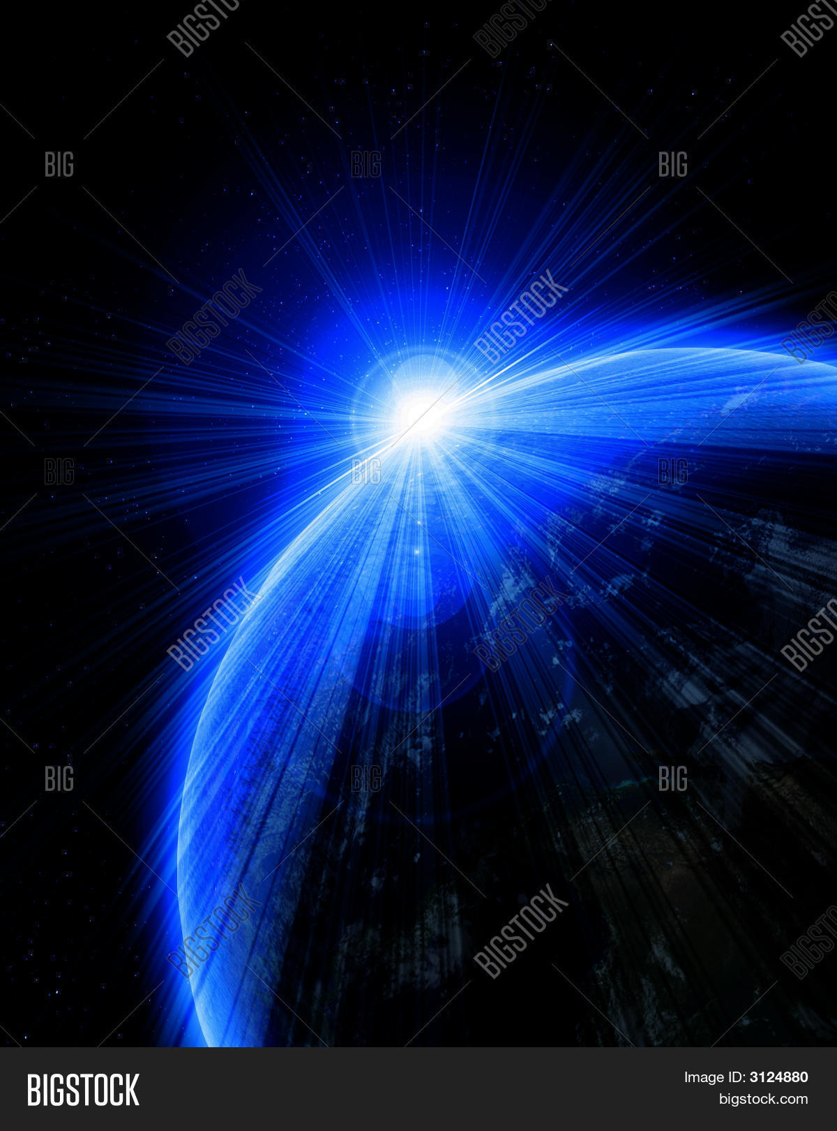 Blue Planet Earth Image & Photo (Free Trial) | Bigstock