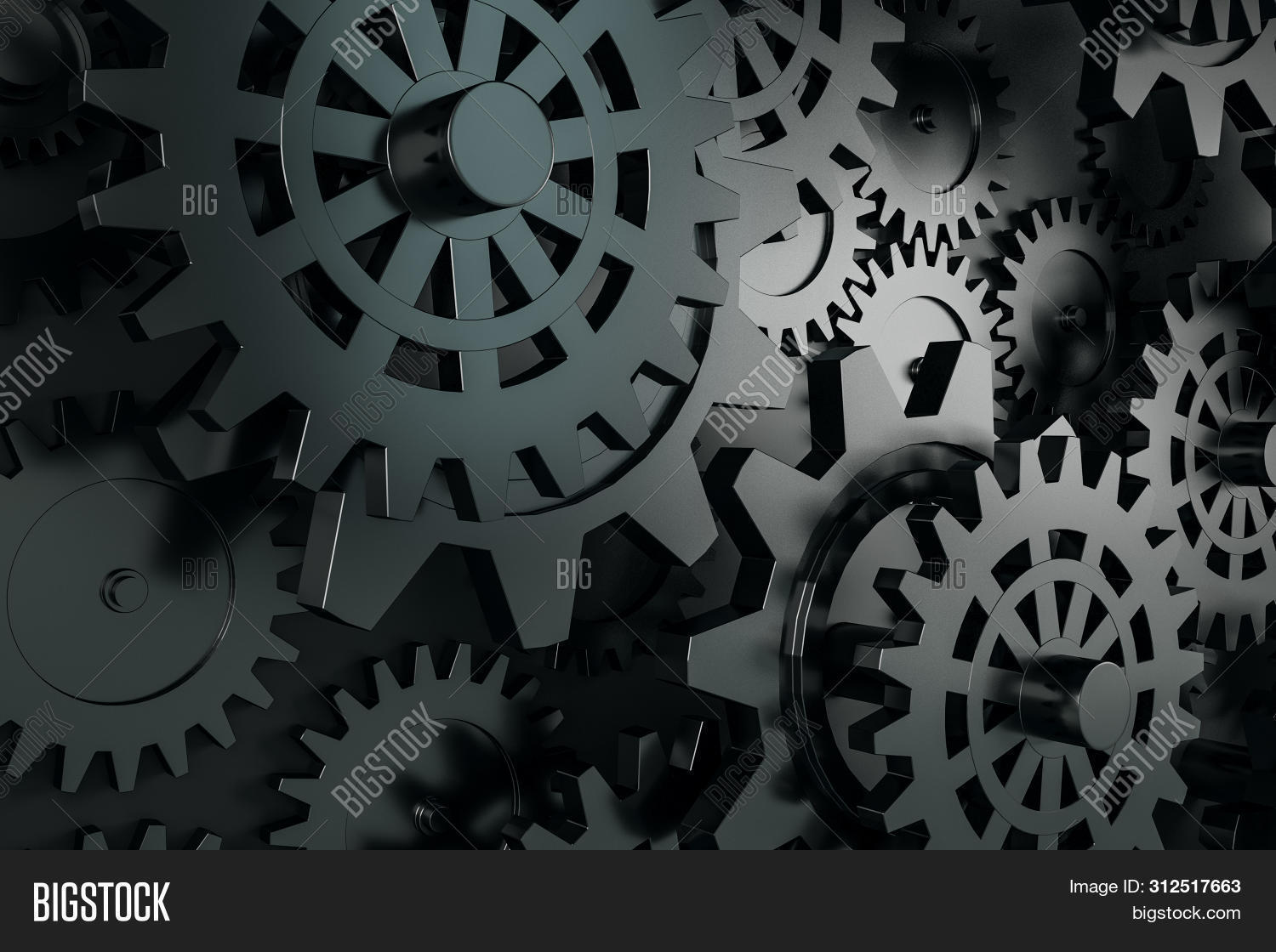 Creative Silver Gears Image & Photo (Free Trial) | Bigstock