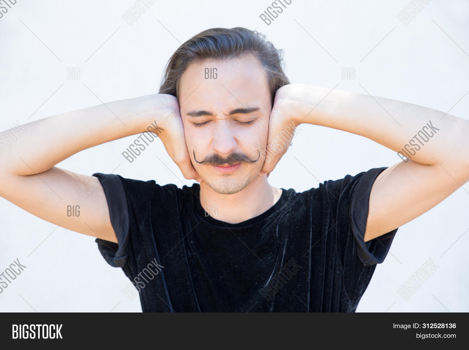 Deaf Young Man Closed Image & Photo (Free Trial) | Bigstock