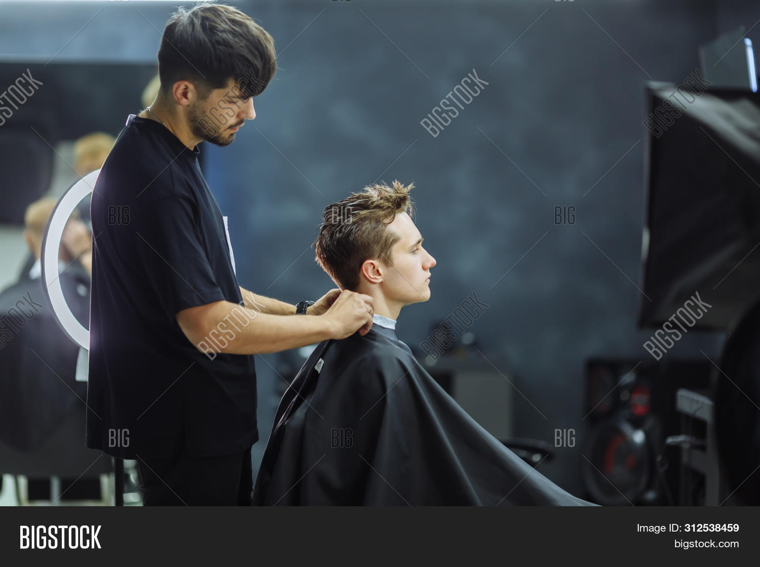 Barber Preparing Image & Photo (Free Trial) | Bigstock