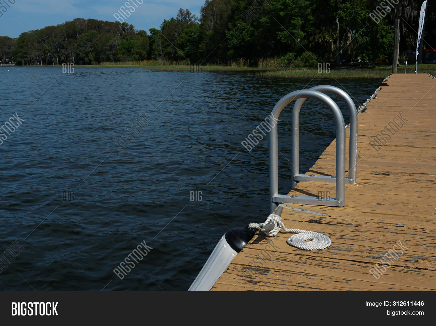 Dock Lake Ladder Cleat Image & Photo (Free Trial) | Bigstock