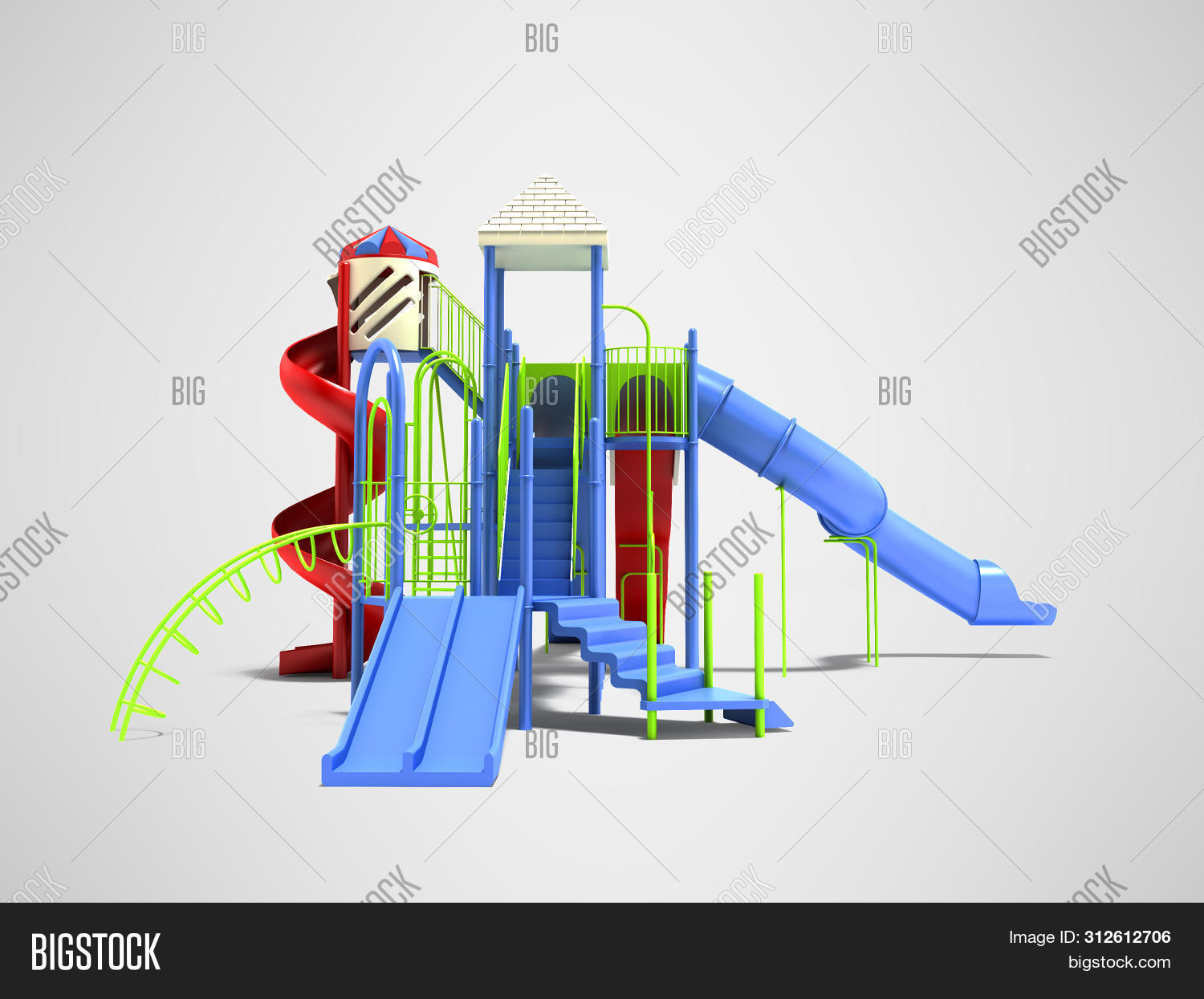 Blue Playground Image & Photo (Free Trial) | Bigstock