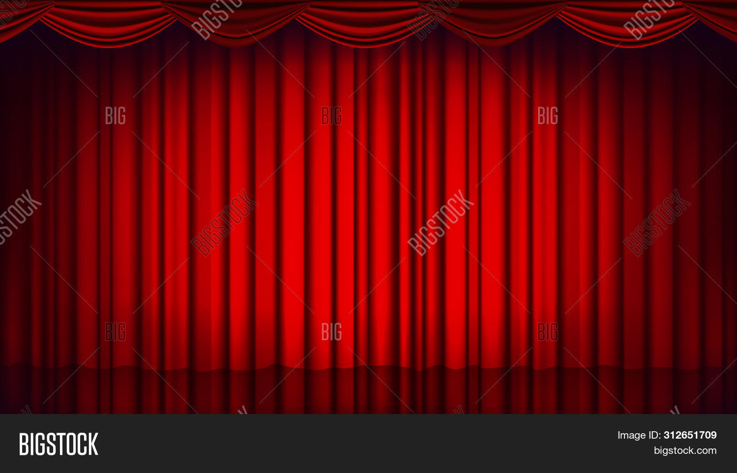 Red Theater Curtain . Image & Photo (Free Trial) | Bigstock