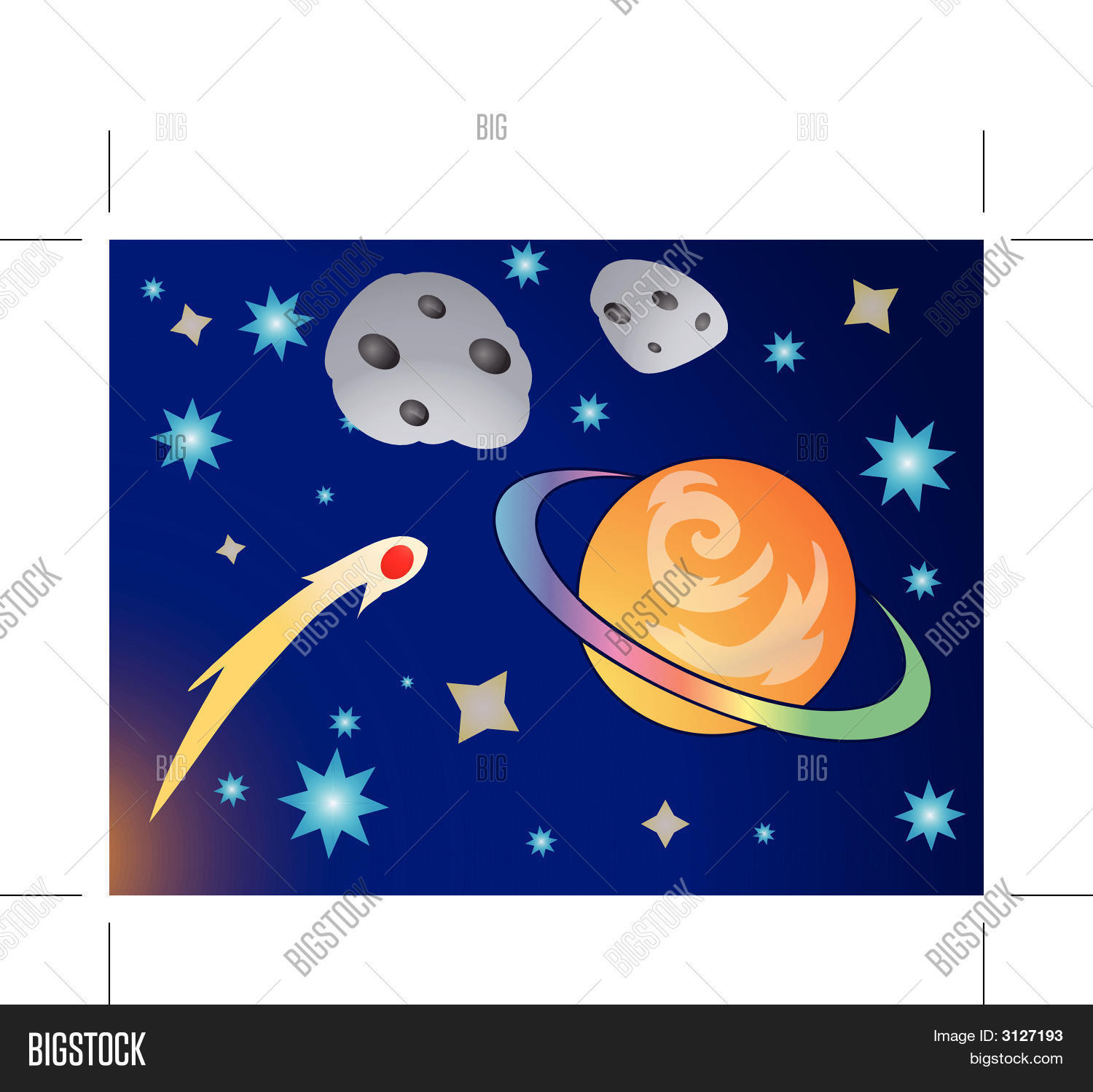 Galaxy Stars Planets Vector & Photo (Free Trial) | Bigstock