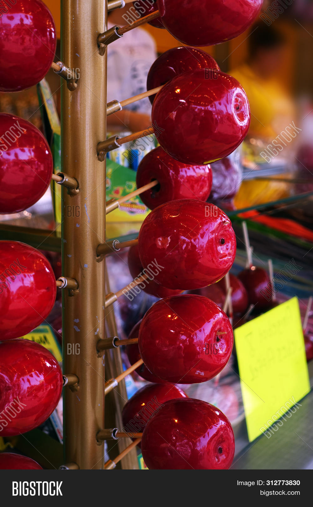 Sweet Candy Apple On Image & Photo (Free Trial) | Bigstock