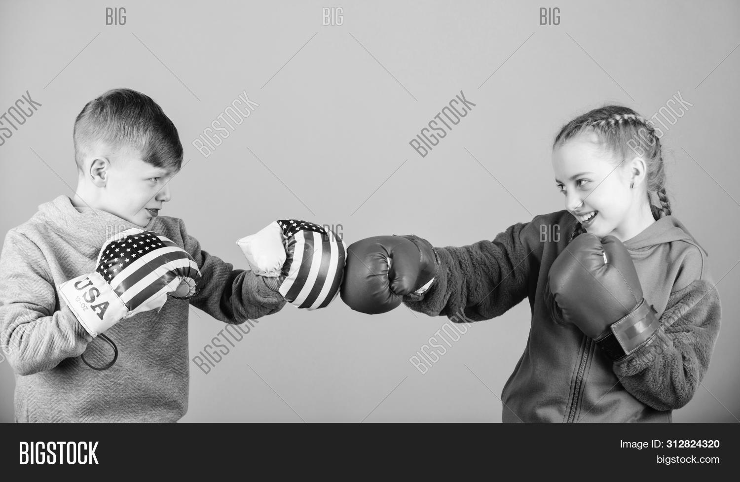 Girl Boy Boxing Image & Photo (Free Trial) | Bigstock