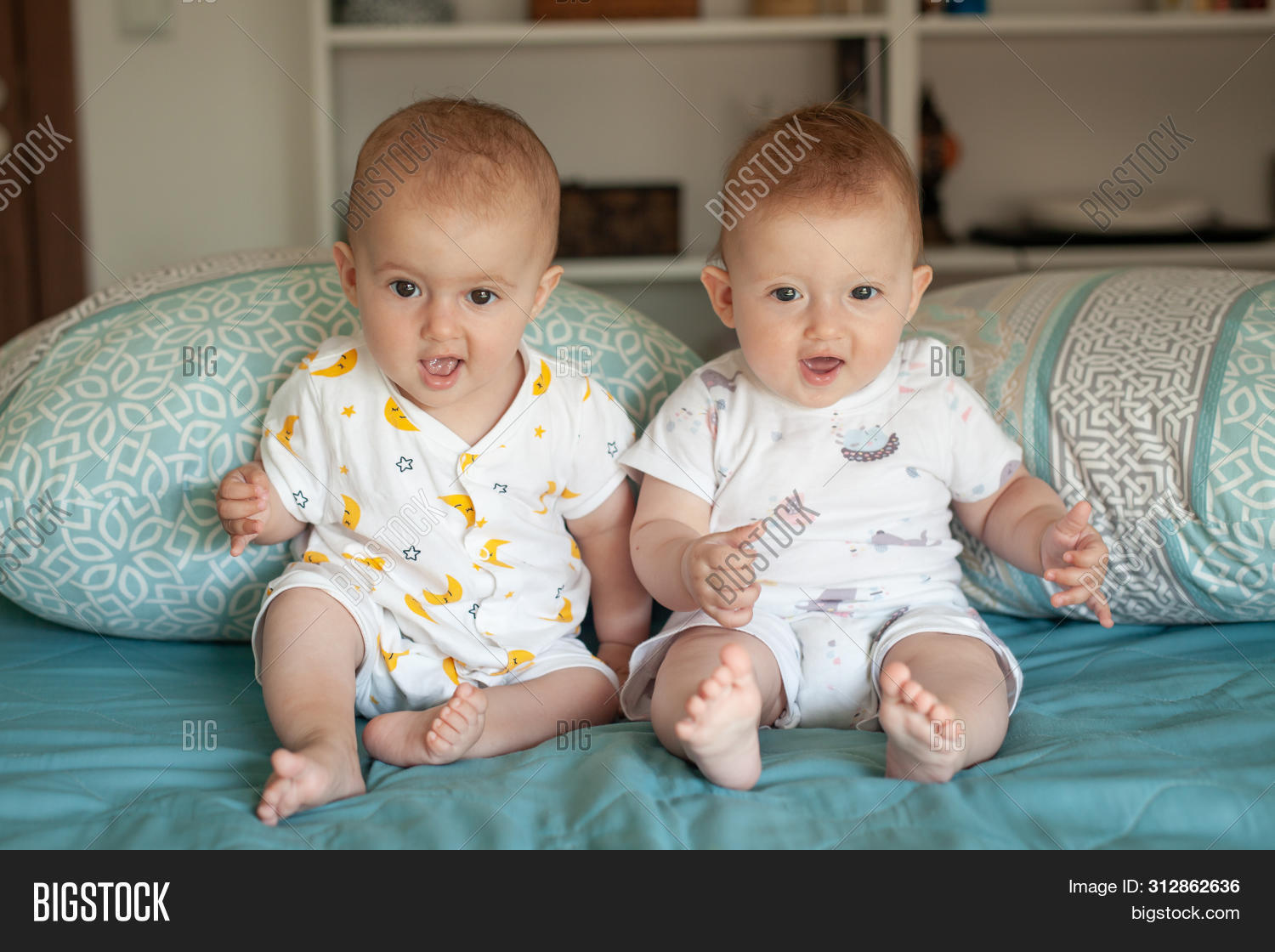 Happy Fraternal Twins Image & Photo (Free Trial) | Bigstock