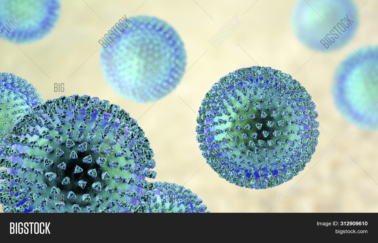 Viruses Surface Spikes Image & Photo (Free Trial) | Bigstock