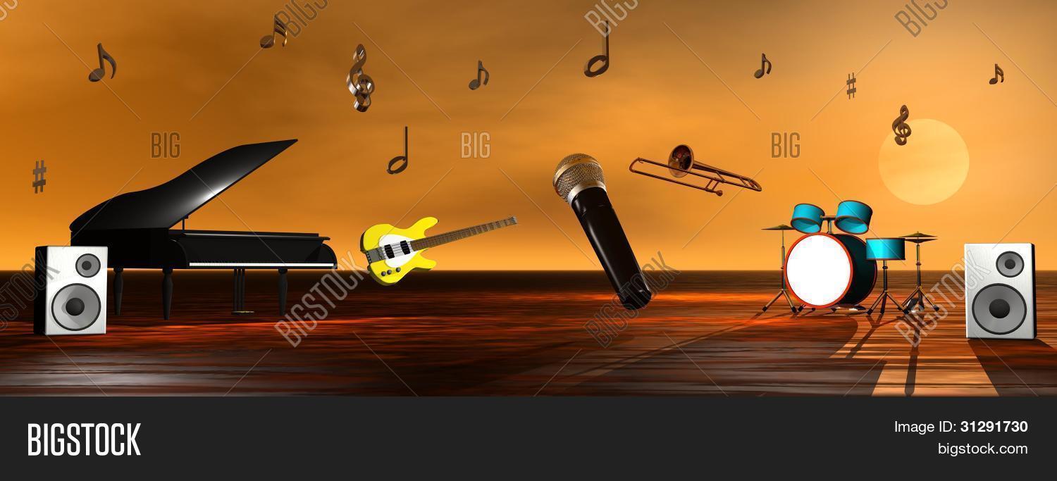 Musical Background Image & Photo (Free Trial) | Bigstock