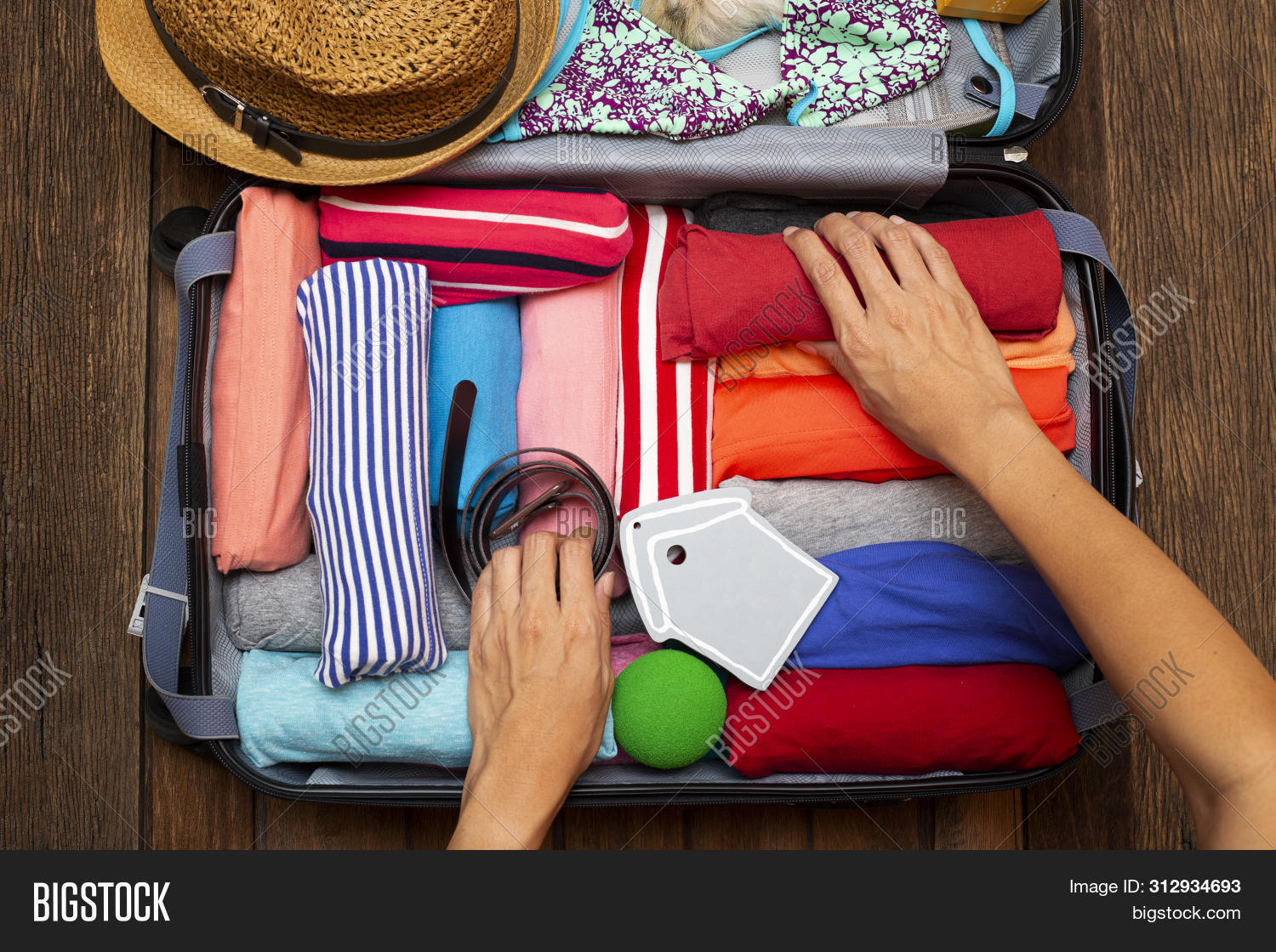 Woman Hand Packing Image & Photo (Free Trial) | Bigstock