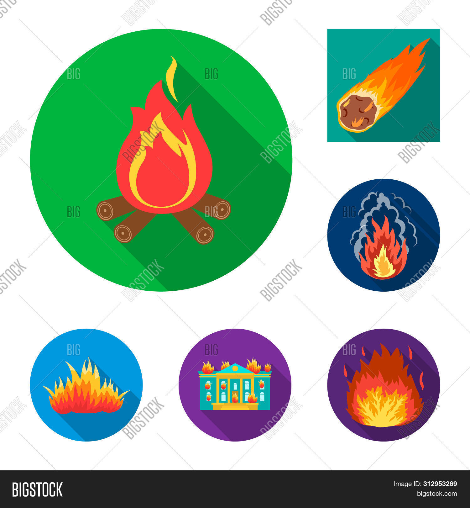 Bitmap Design Fire Image & Photo (Free Trial) | Bigstock