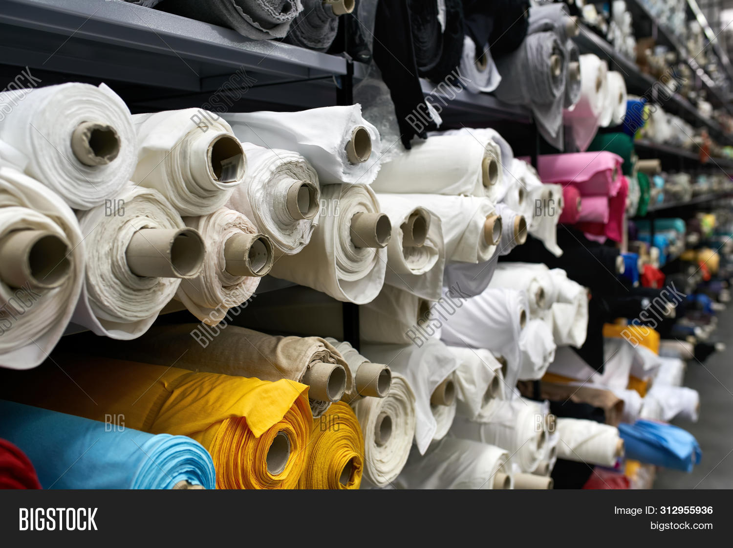 Fabric Warehouse Many Image & Photo (Free Trial) | Bigstock