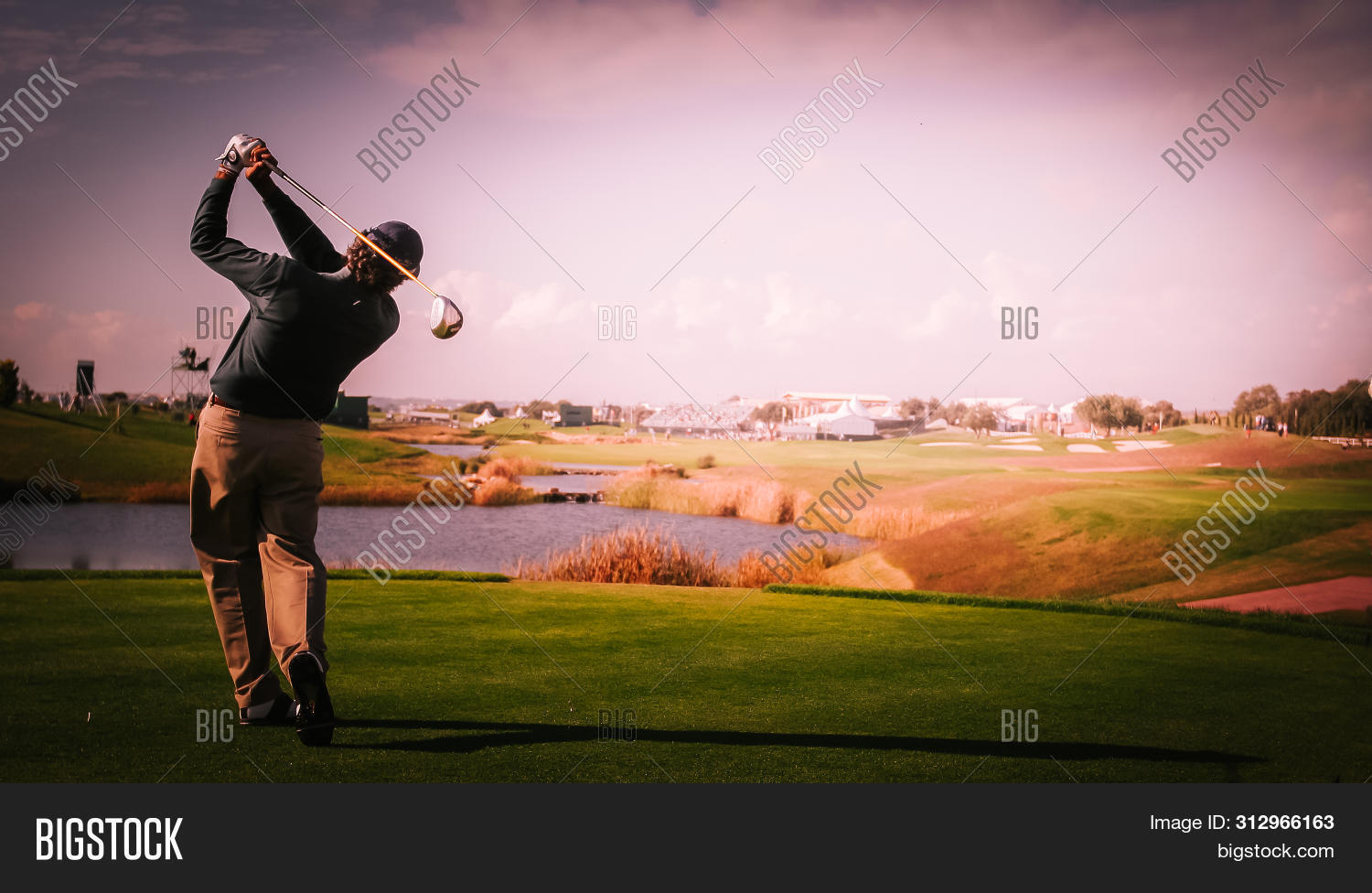 Man Golfer On Golf Image & Photo (Free Trial) | Bigstock