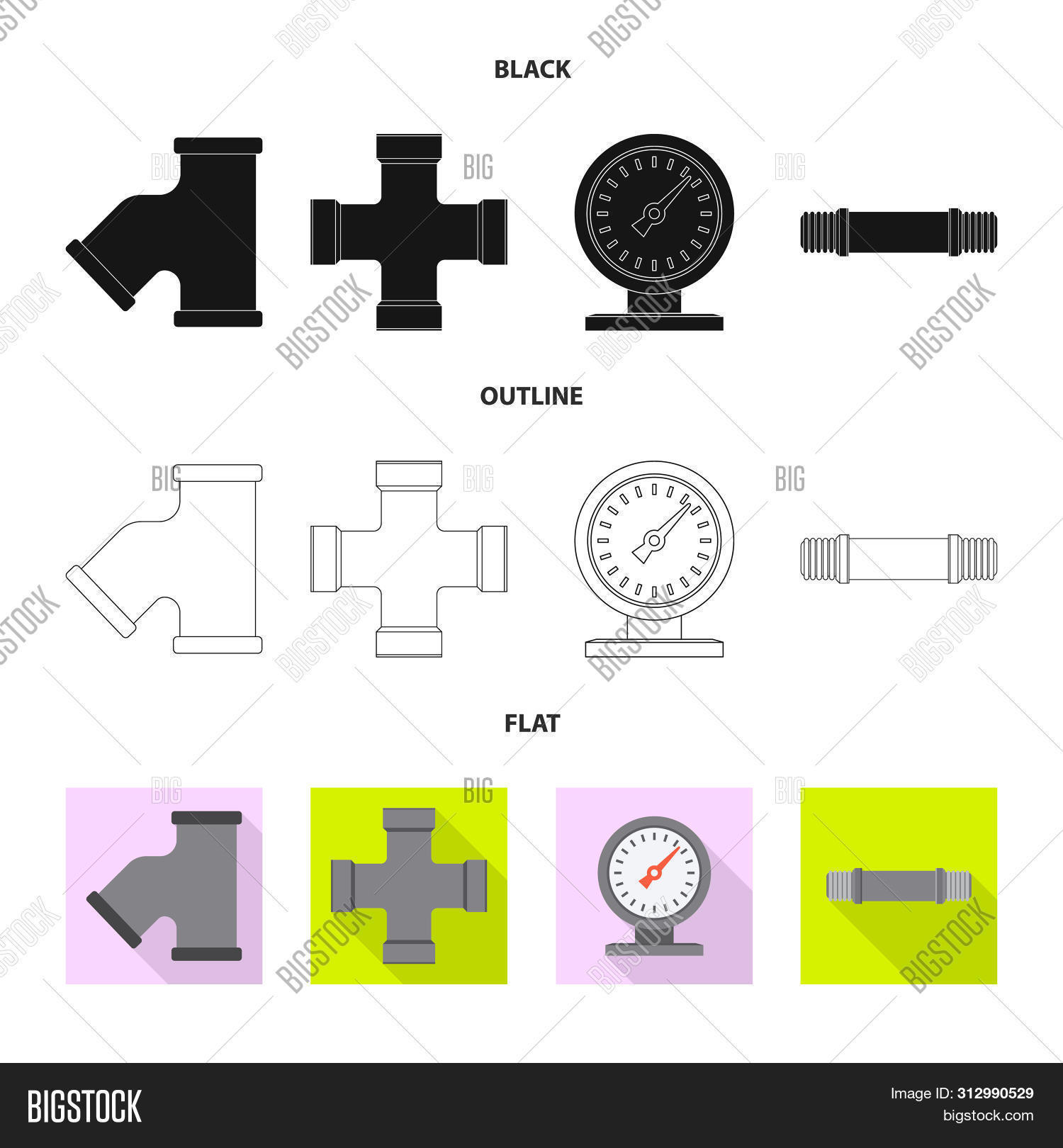 Bitmap Design Pipe Image & Photo (Free Trial) | Bigstock