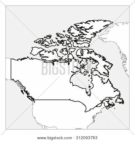Map Canada Black Vector & Photo (Free Trial) | Bigstock