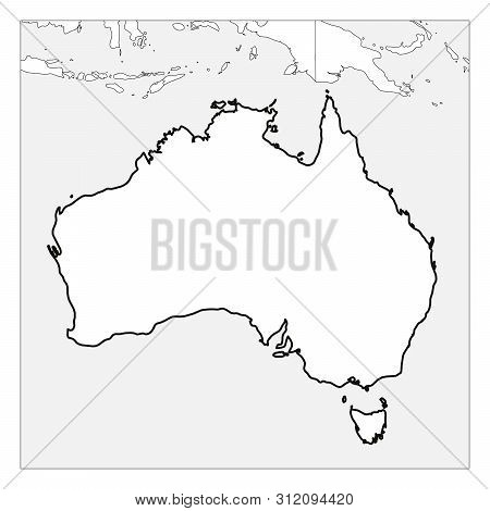 Map Australia Black Vector & Photo (Free Trial) | Bigstock