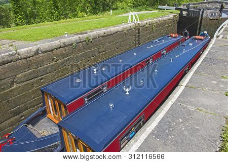 Two Narrowboats Image & Photo (Free Trial) | Bigstock